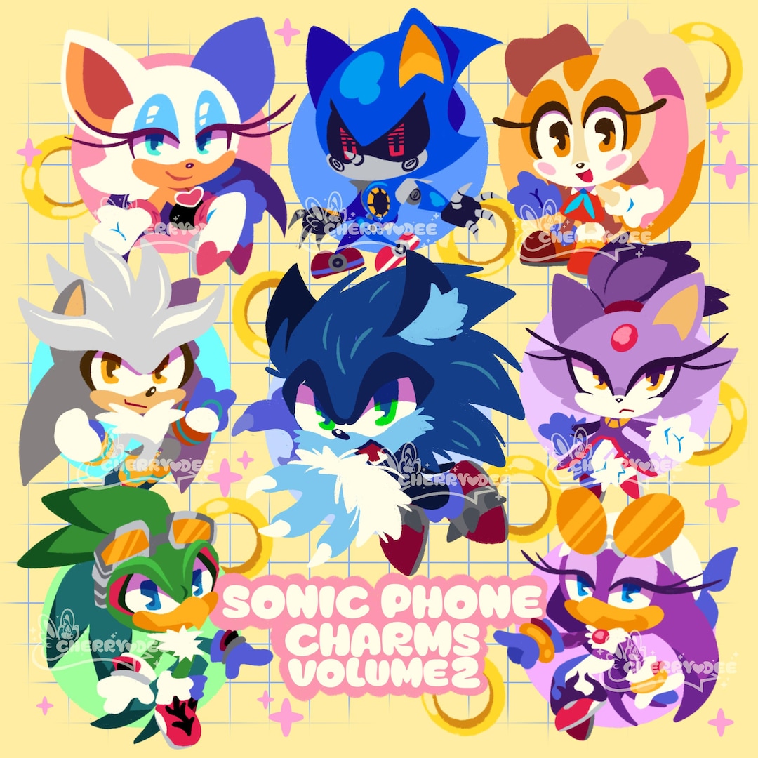 Sonic Phone Charms VOLUME 2 [PREORDERS] - Etsy