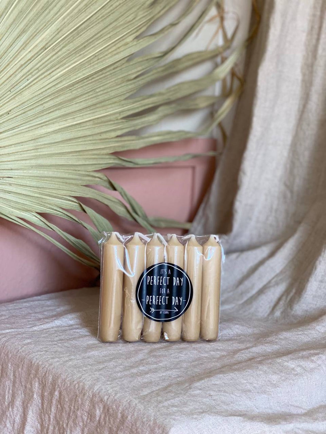 Candles Candle Set Stick Candles Short Bright Colors - Etsy