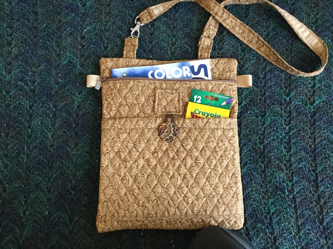 Coloring Book Shoulder Bag Brown - Etsy.de