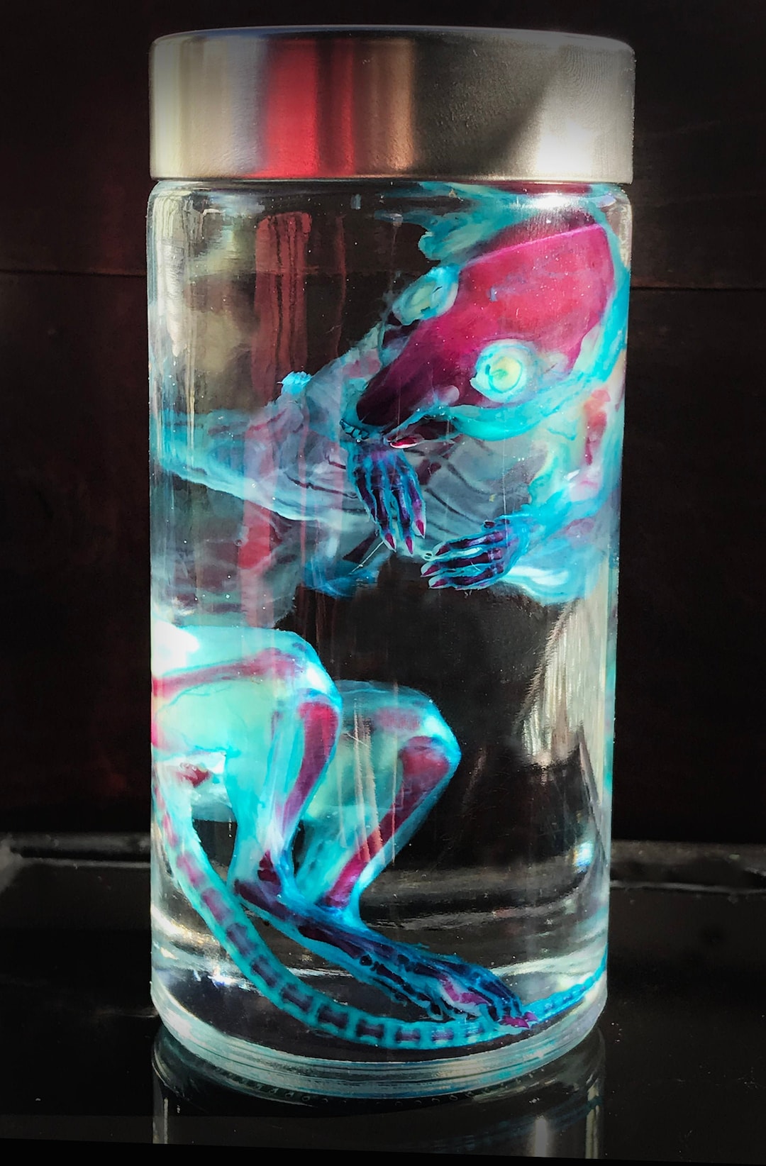 Diaphonized X-large Rat in a Jar - Curiosity - Steampunk Décor -unique ...