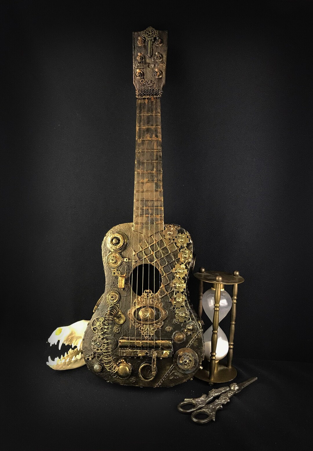 Steampunk Décor, Unique Oddity Weird Art , Musical Industrial Gift ...
