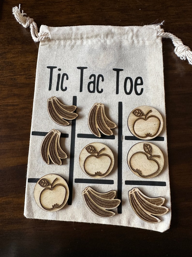 Tic Tac Toe Travel Game - Etsy