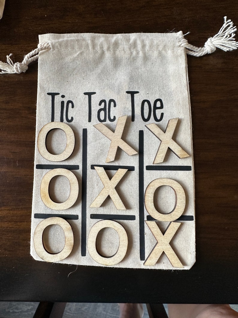 Tic Tac Toe Travel Game - Etsy