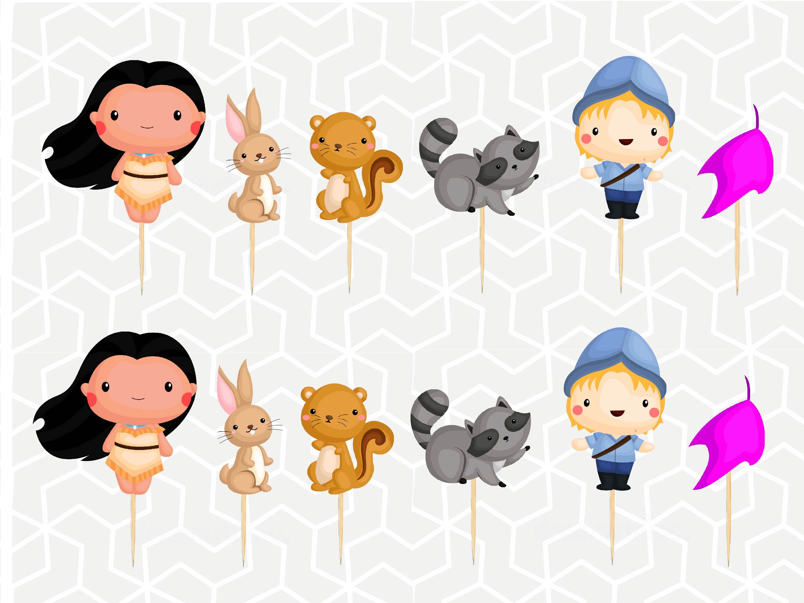 Indigenous Adventure Cupcake Toppers or Stickers - Etsy