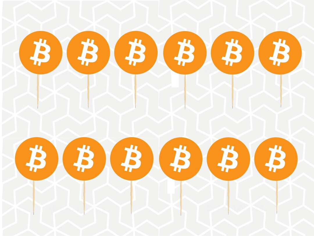 Cryptocurrency Cupcake Toppers or Stickers - Etsy