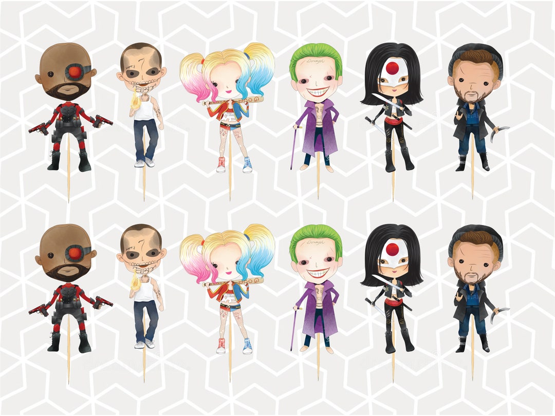 The Group Cupcake Toppers or Stickers - Etsy