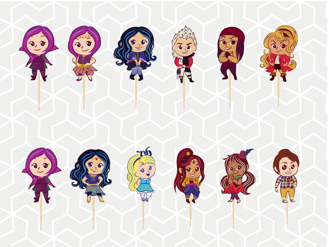 Next Generation Cupcake Toppers or Stickers - Etsy