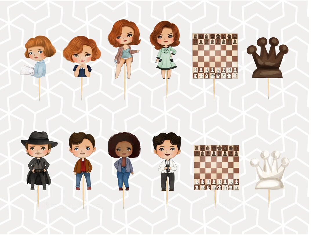 The Queen Cupcake Toppers or Stickers - Etsy