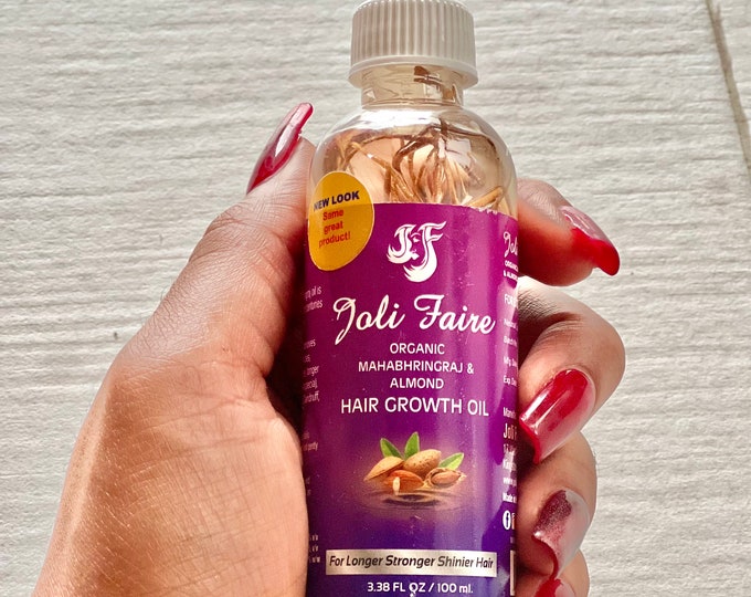Fast Hair Growth Oil Joli Faire Mahabhringraj & Almond Oil - Etsy