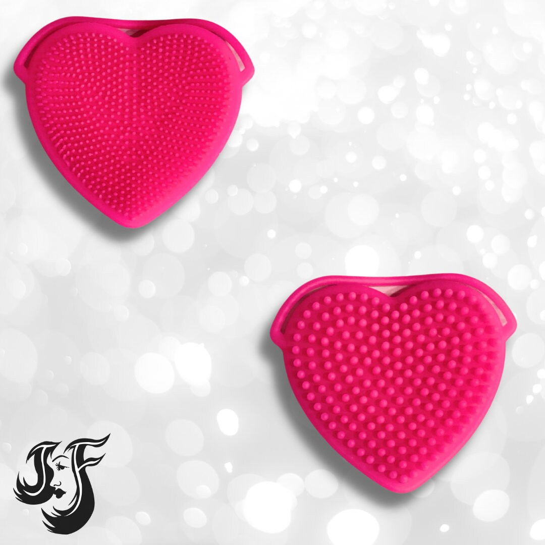 Silicone Two Sided Facial Exfoliating Heart - Etsy