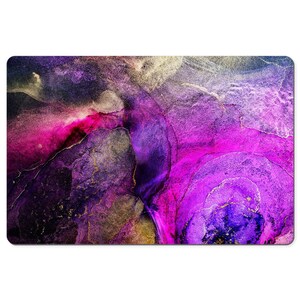 Purple Alcohol Ink Desk Mat, Desk Pad, Large Gaming Mousepad 10x16 ...