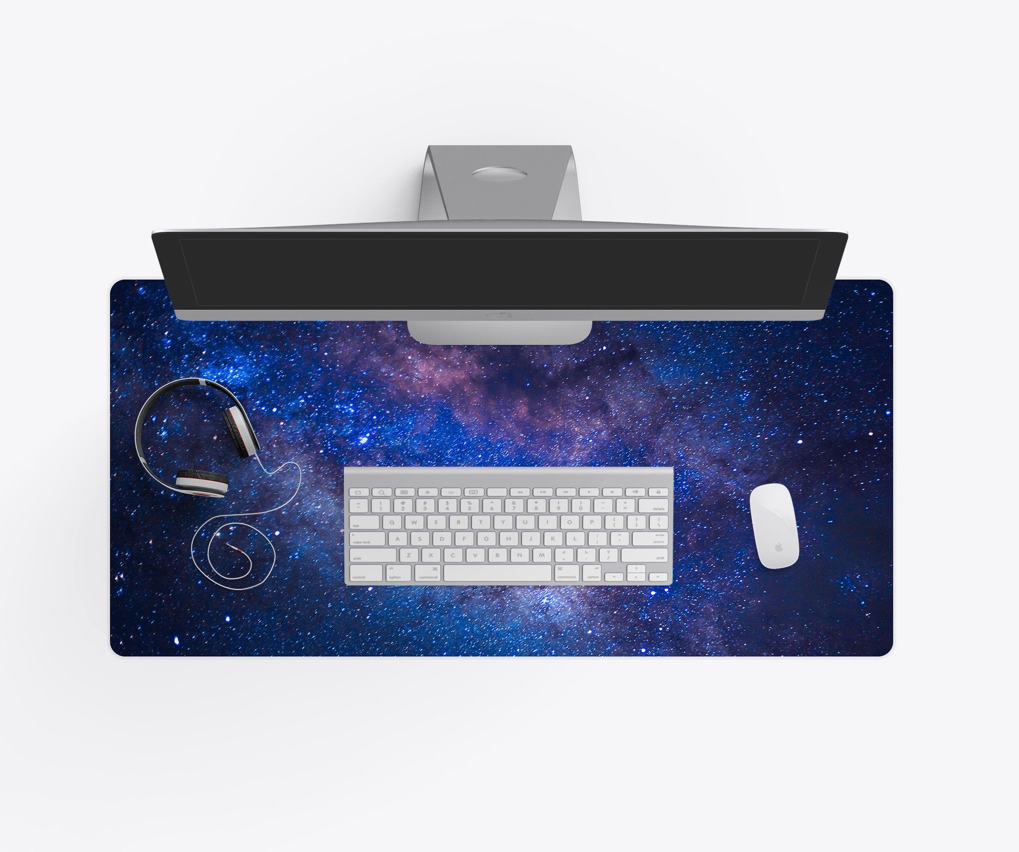 Space Desk Mat Milky Way Galaxy Desk Pad Large Gaming Mouse - Etsy UK