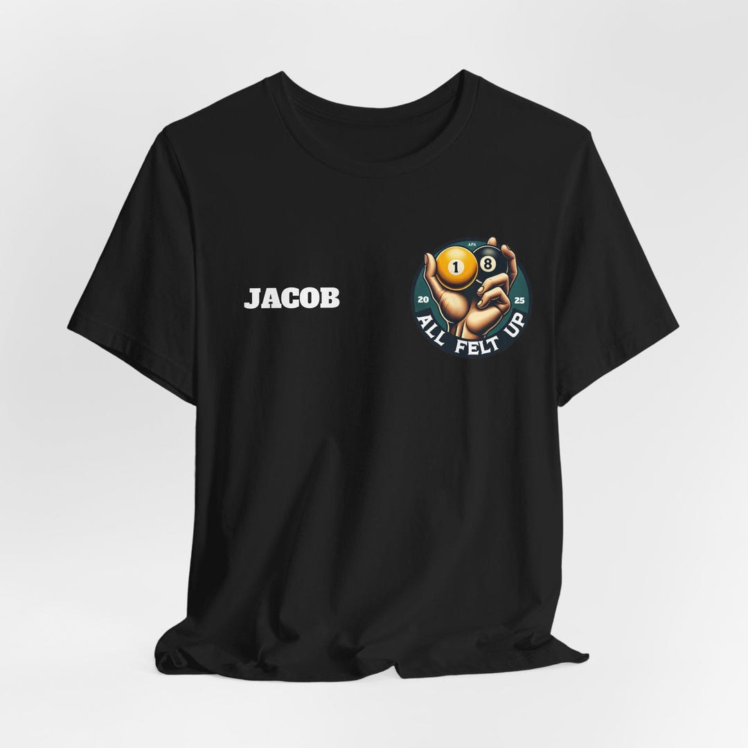 Custom Personalized Pool Billiard Team Shirts, 8-ball Team Shirts, 9 ...