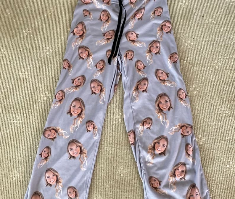 Personalized Photo Pajama Pants Custom Pjs Christmas Gift - Etsy