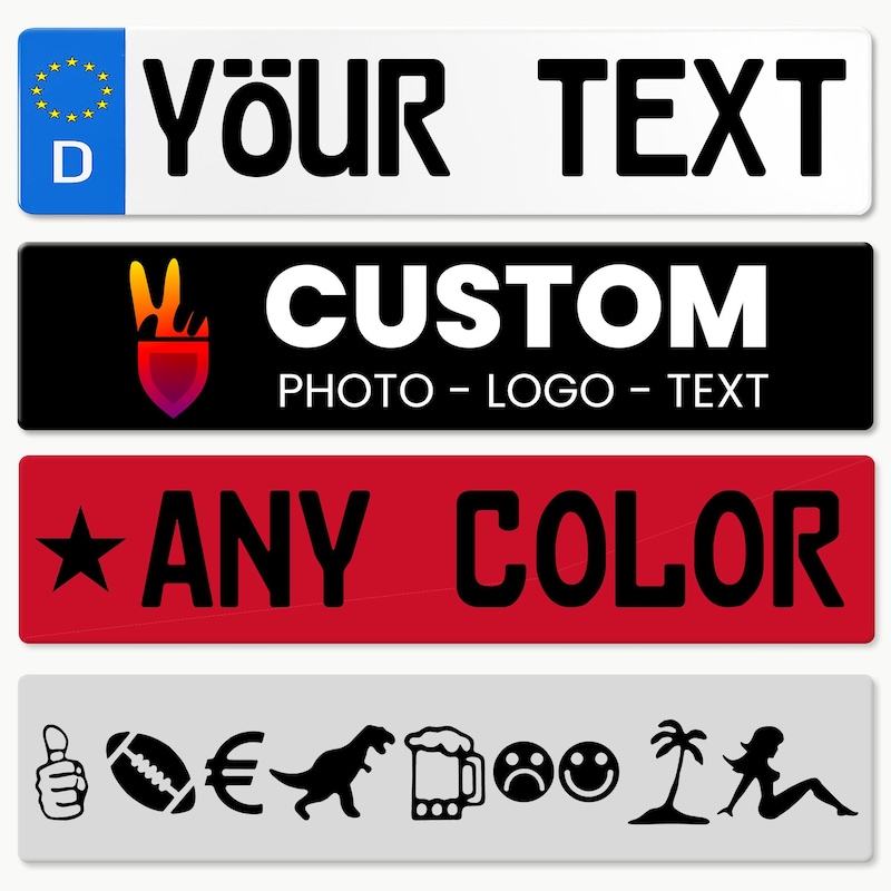 Jdm Vanity Plate - Etsy