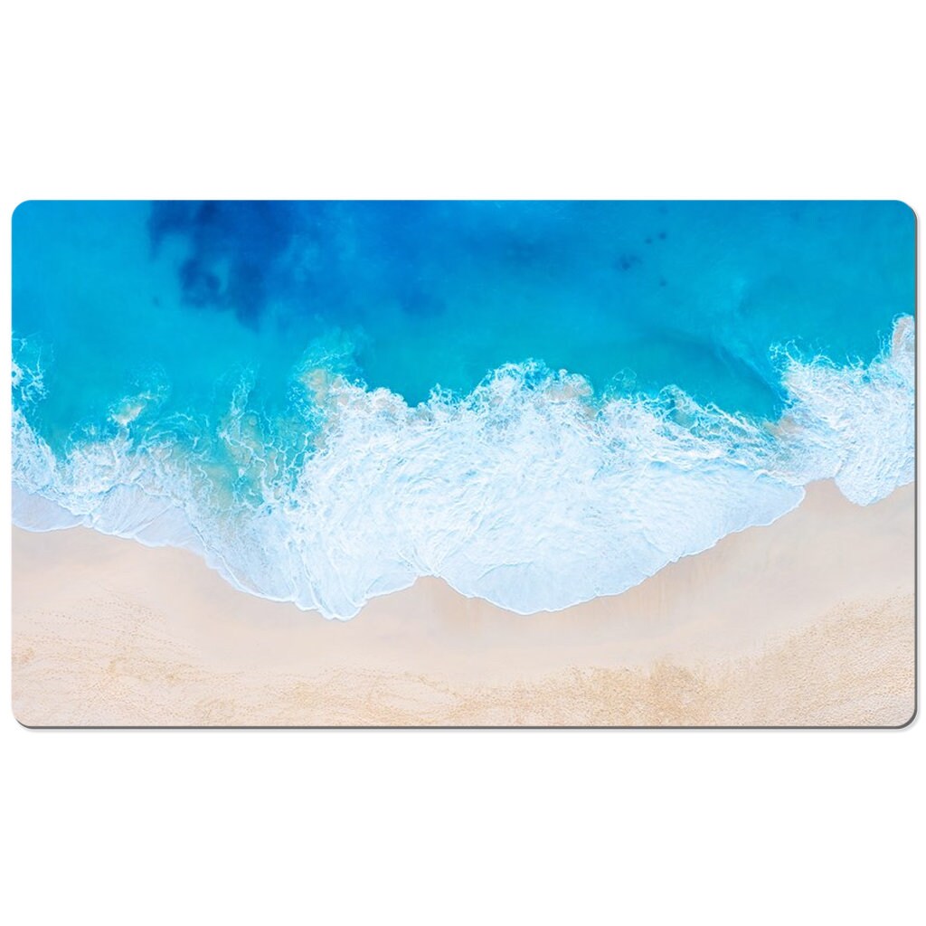 Aerial Beach Desk Mat Nature Desk Pad Large Mouse Pad 10x16 | Etsy