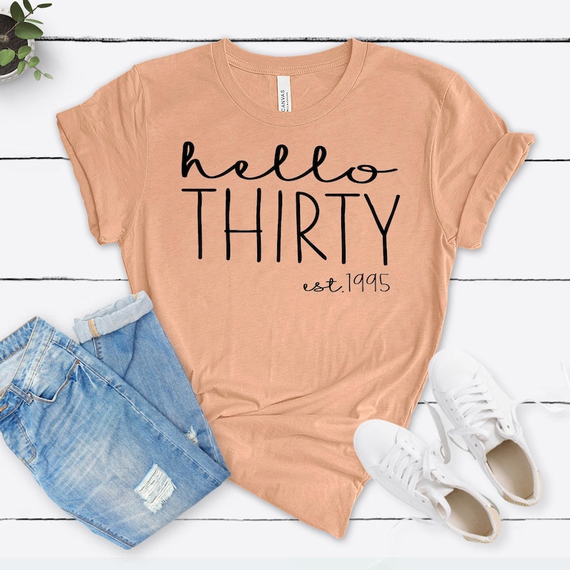 Hello 30 - Etsy