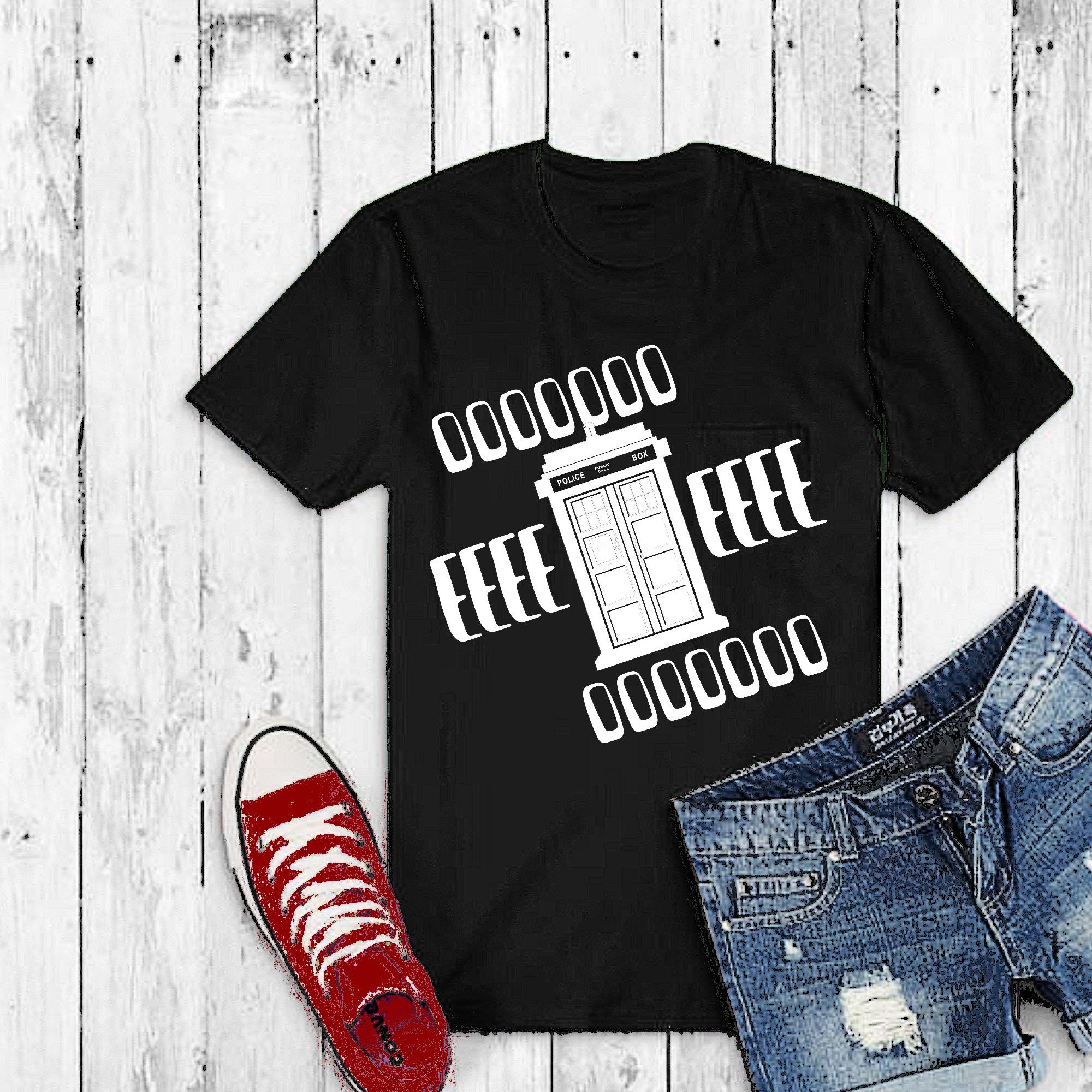 Ooooo Eeeee Ooooo Police Box with Brakes On Digital Download 6 | Etsy