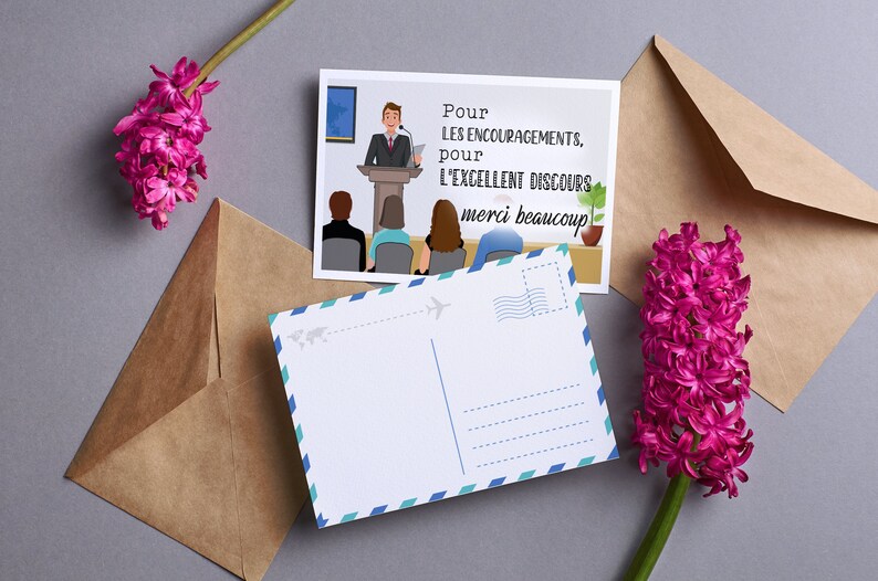 JW Digital and Printable Postcard for Speakers: "thanks ...