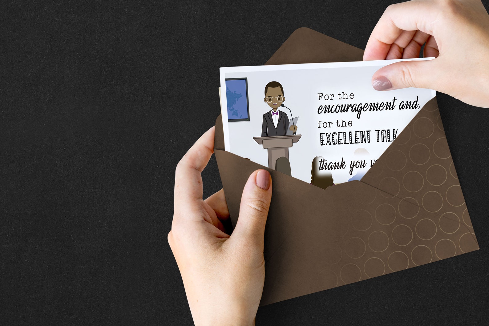 JW Digital and Printable Postcard for Speakers: "thanks ...