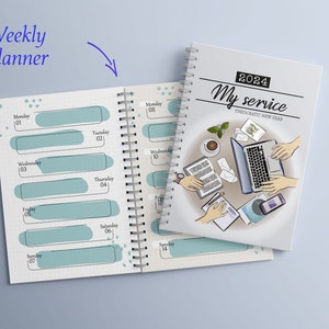 Service Year Journal 2024 Service Year Planner Jw Planner for Preaching ...