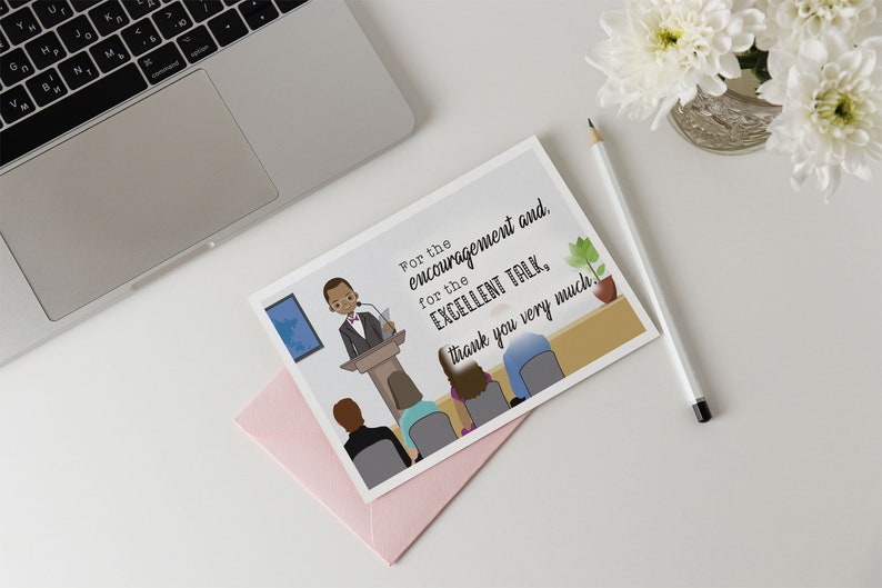JW Digital and Printable Postcard for Speakers: "thanks ...