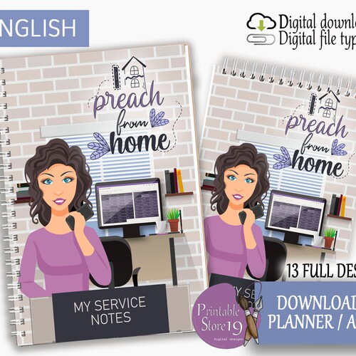 Jw Notebook Preaching Notebook Pioneer Notebook Jw Gift | Etsy