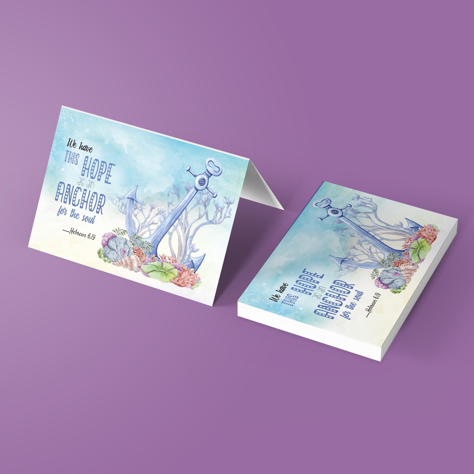 Jw Card and Postcards in English "anchor of the Soul". Encouragement ...