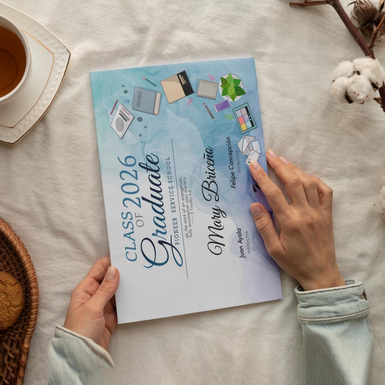 Printable Pioneer School Graduation Diploma | JW Digital Certificate ...