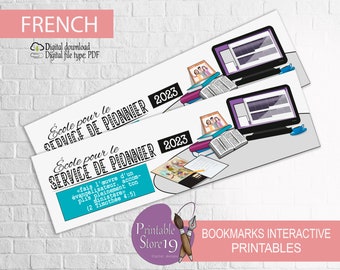 French Bookmarks - Etsy