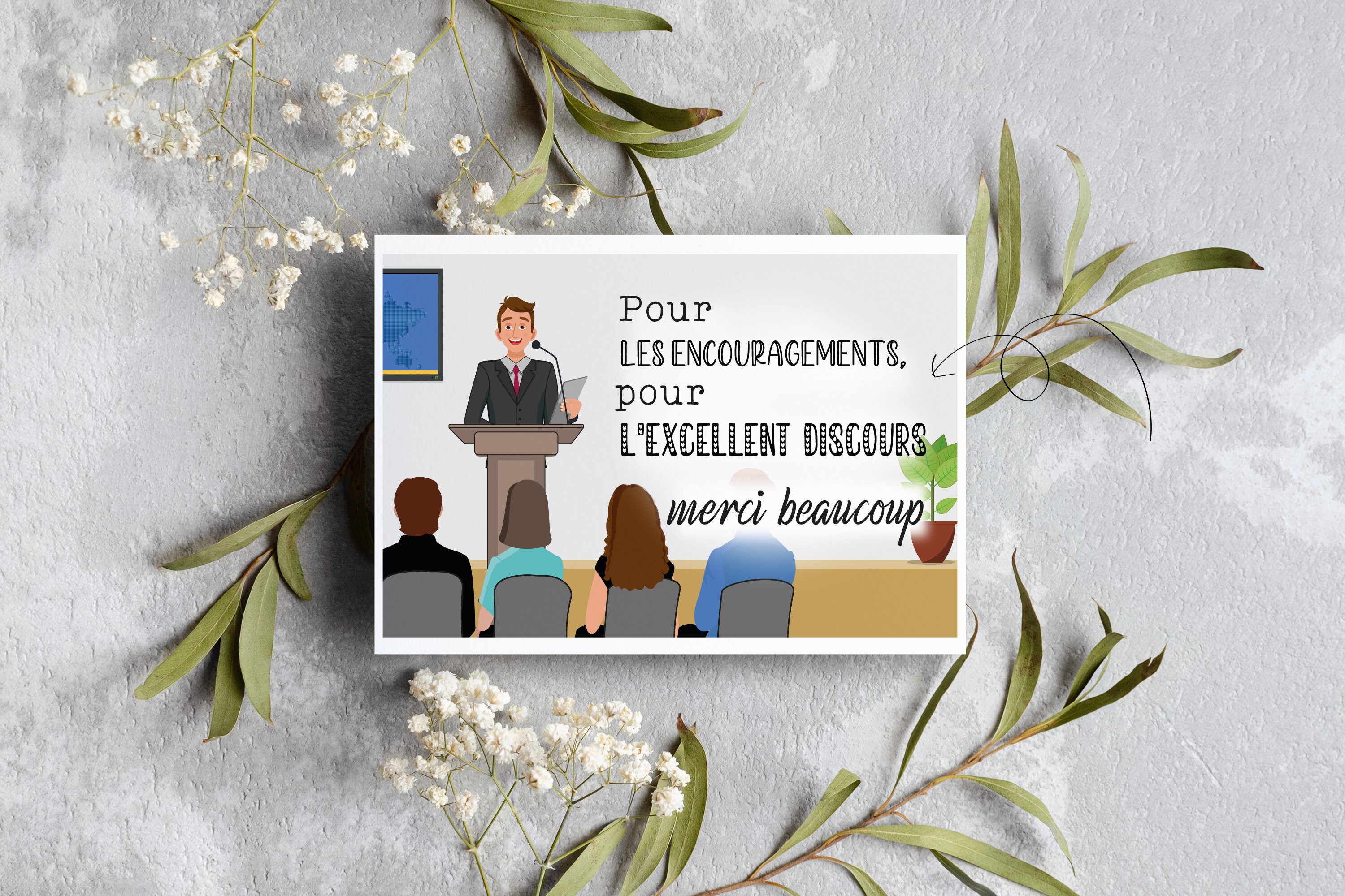 JW Digital and Printable Postcard for Speakers: "thanks ...