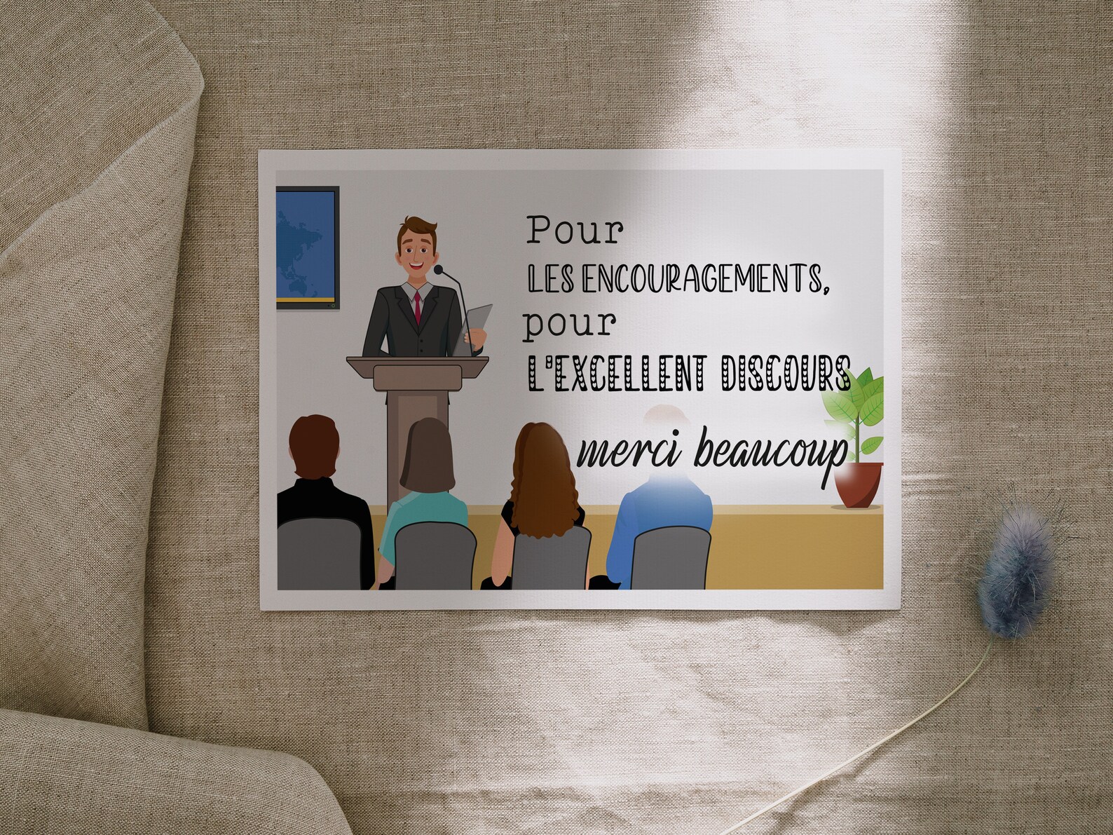 JW Digital and Printable Postcard for Speakers: "thanks ...
