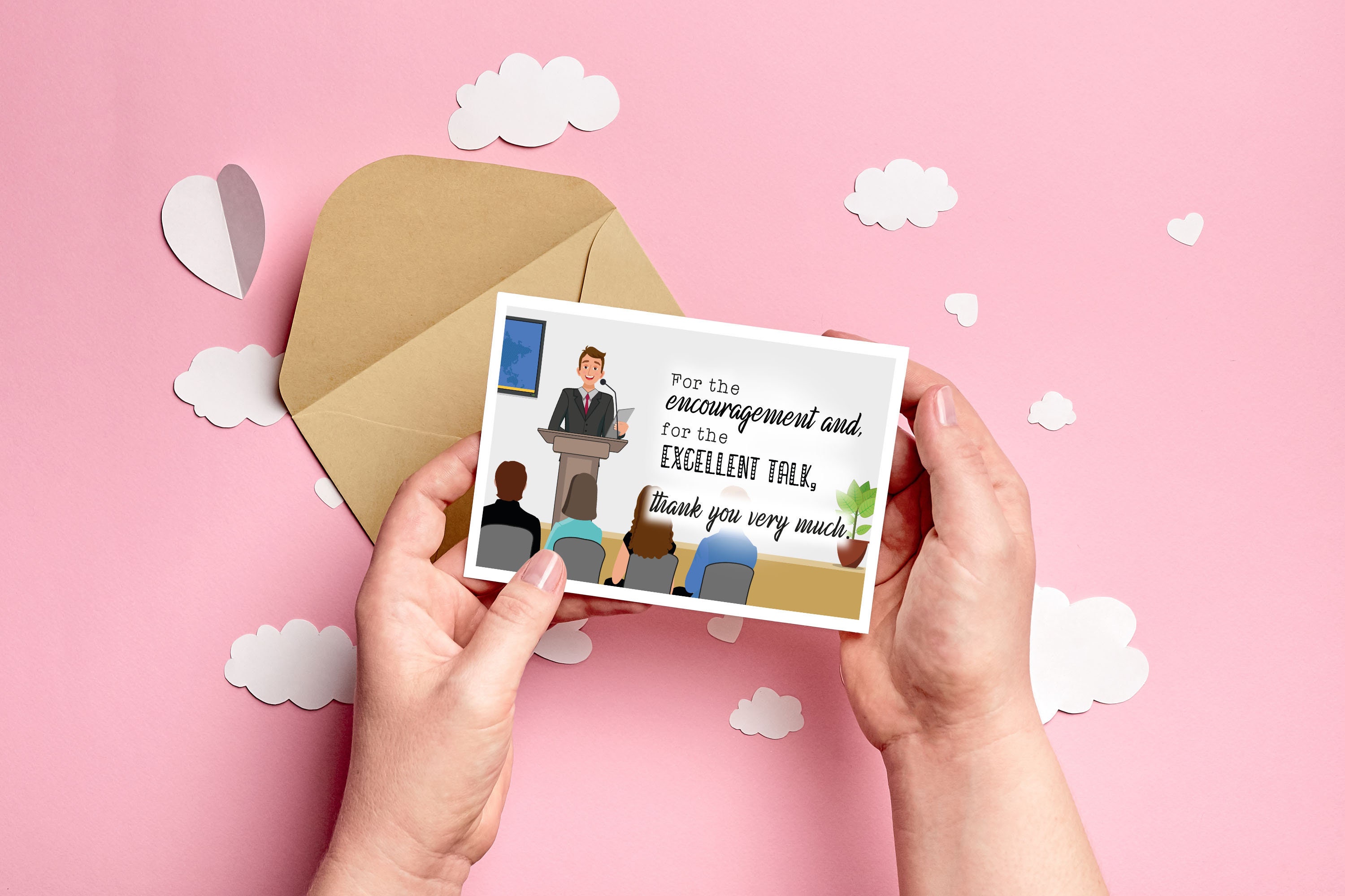 JW Digital and Printable Postcard for Speakers: "thanks ...
