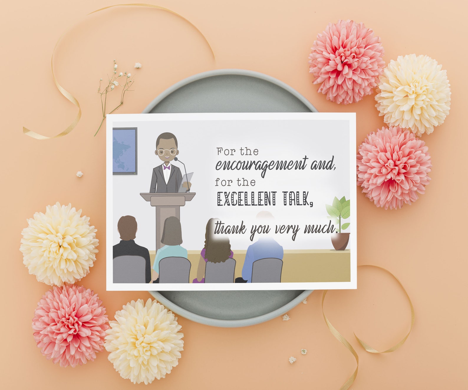 JW Digital and Printable Postcard for Speakers: "thanks ...