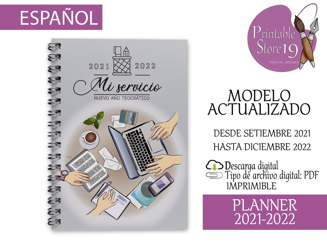 Service Year Journal 2021-2022 Service Year Planner Jw - Etsy