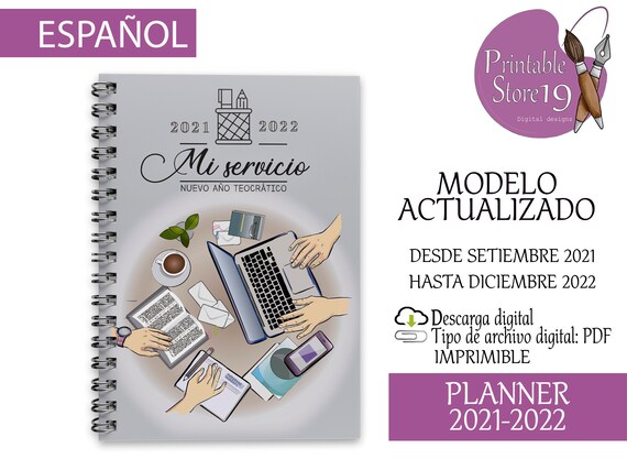 Service Year Journal 2021-2022 Service Year Planner Jw - Etsy