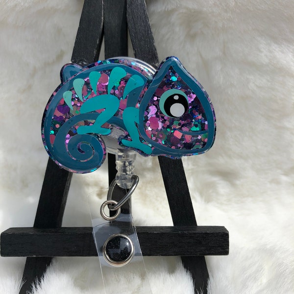 Chameleon Badge Holder - Etsy