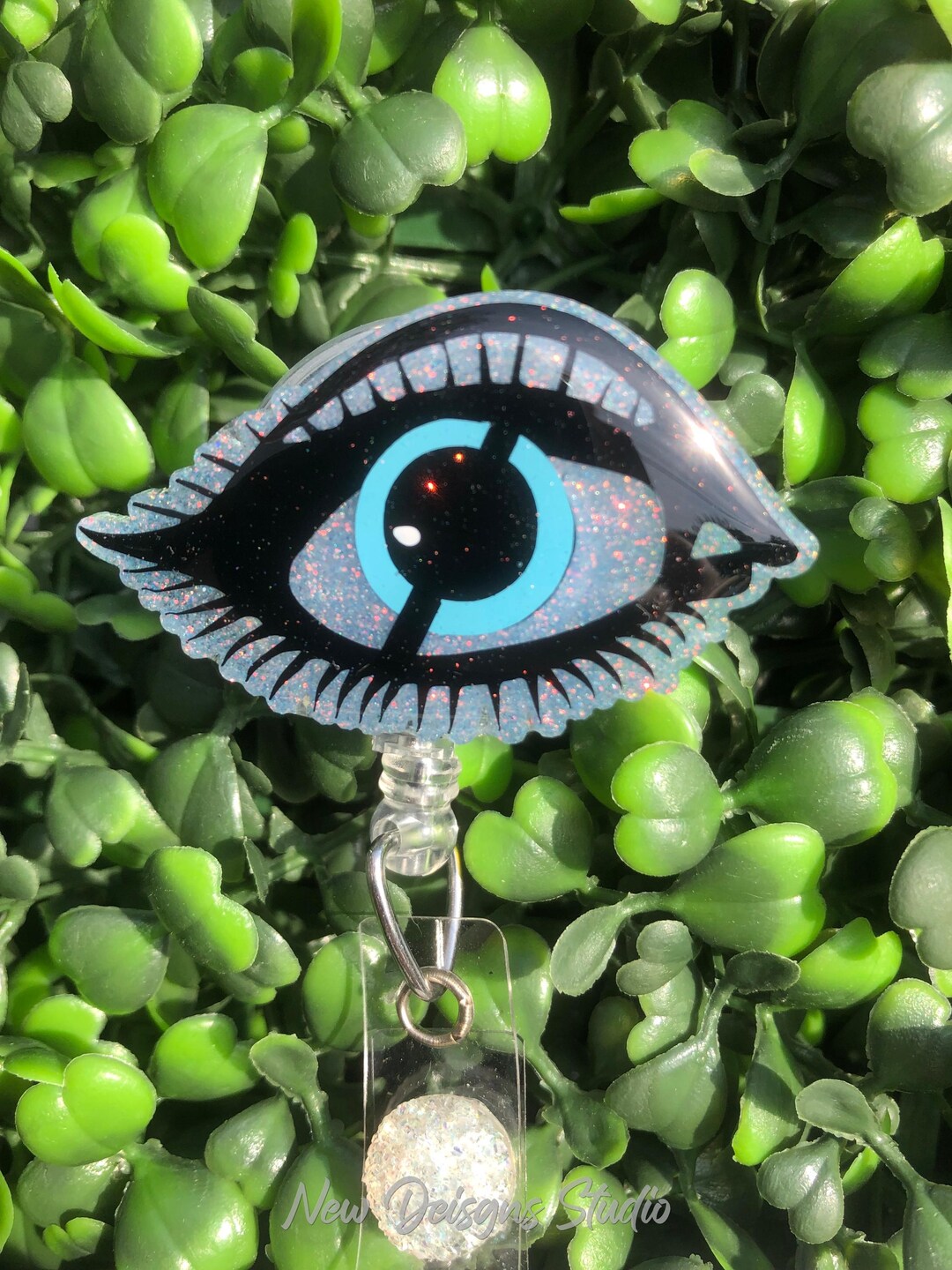 Low Vision Badge Reel, Blindness ID Holder, October Awareness Badge ...