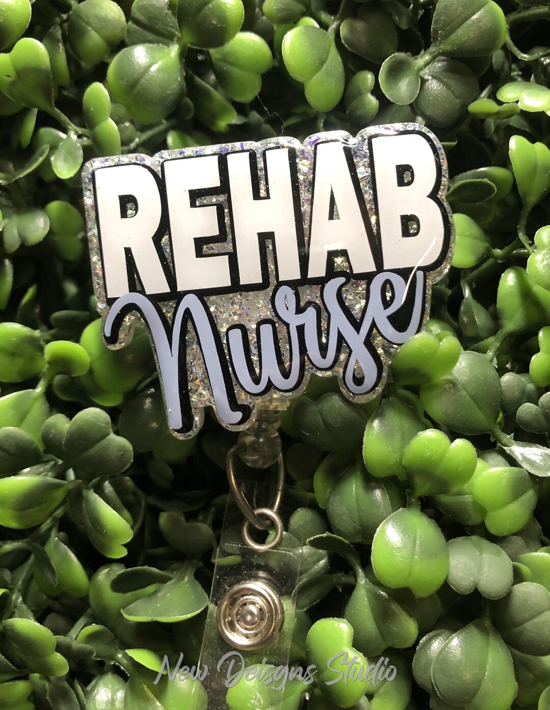 Rehab Nurse Badge Reel, Rehabilitation ID Holder, Rehab Magnets - Etsy