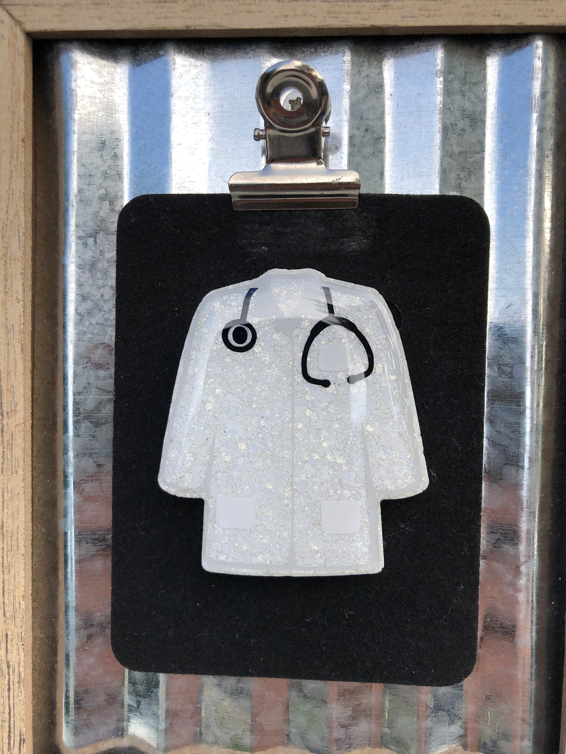 Dr Lab Coat Badge Reel Medical ID Holders Lab Tech - Etsy