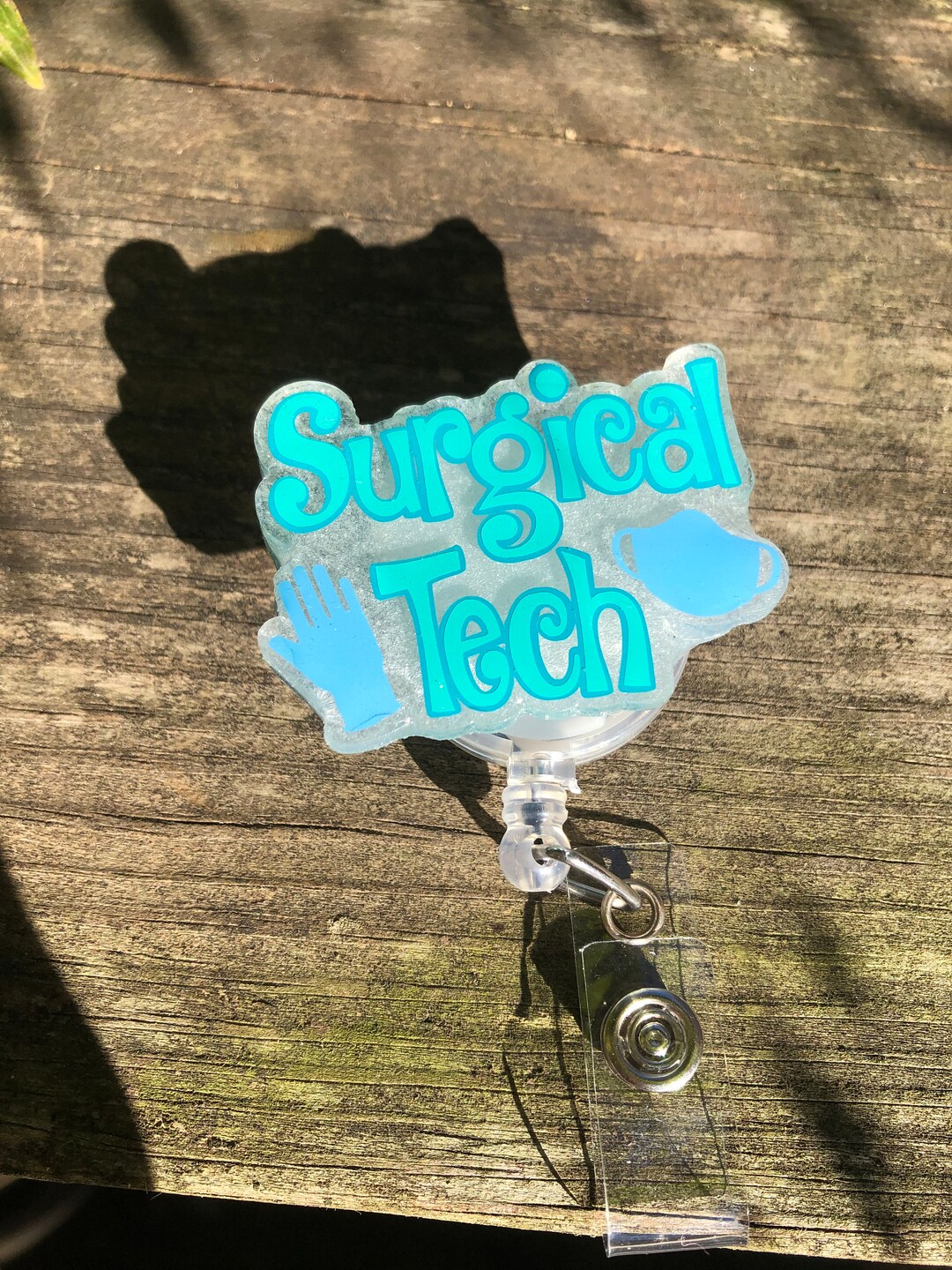 Surgical Tech ID Holder Medical Badge Reels Custom ID Pulls - Etsy