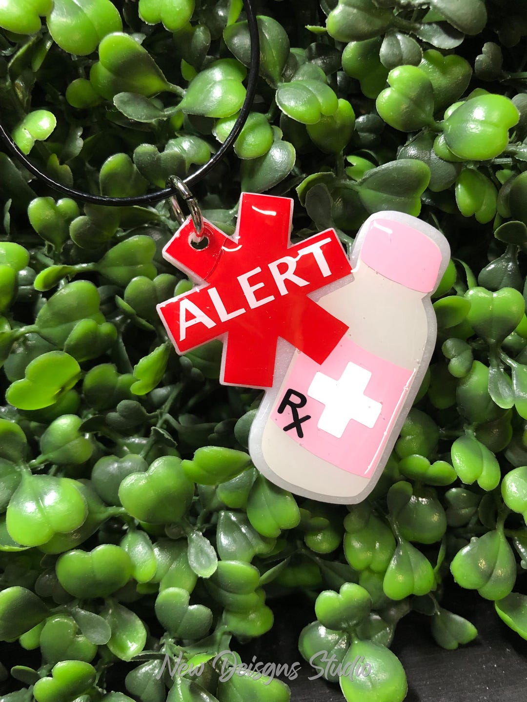 Penicillin Allergy Alert Bag Tag, Acrylic Keychain, Kids Backpack Charm ...