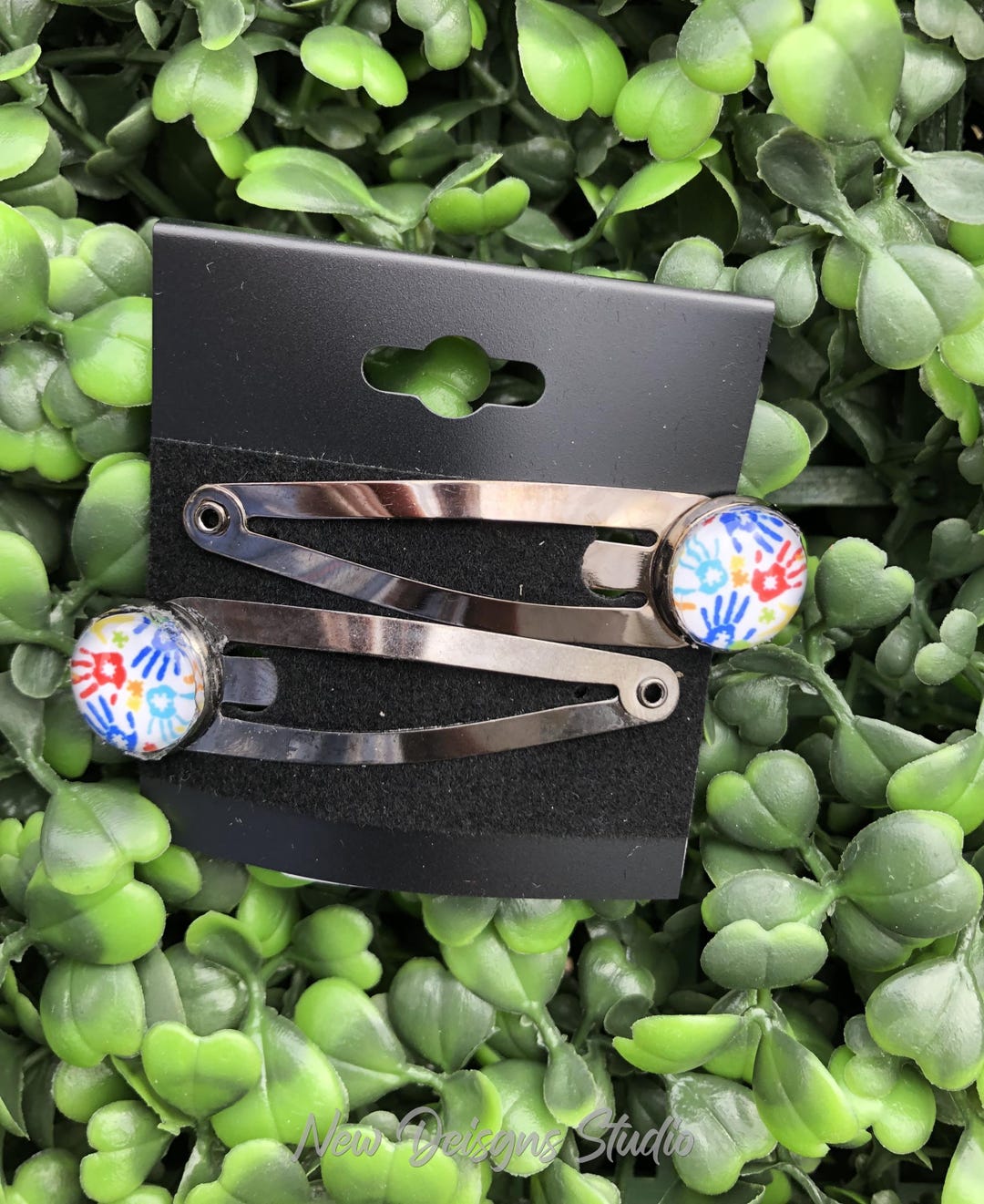 Autism Snap Hair Clip, Hope Awareness Ribbons Hair Clip, Autism ...