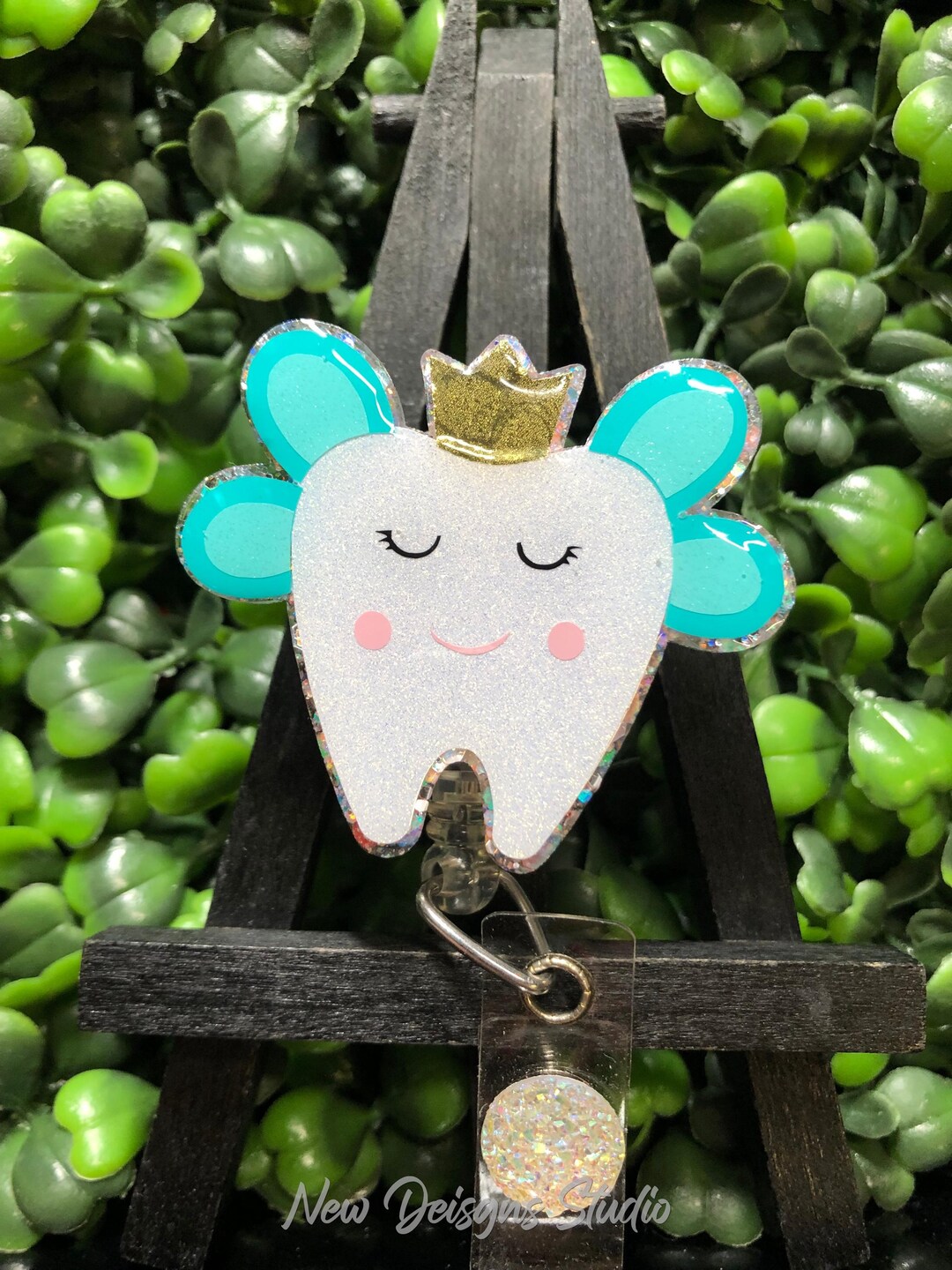 Tooth Fairy ID Holder, Dental Badge Reels, Hygienist Retractable Reel ...
