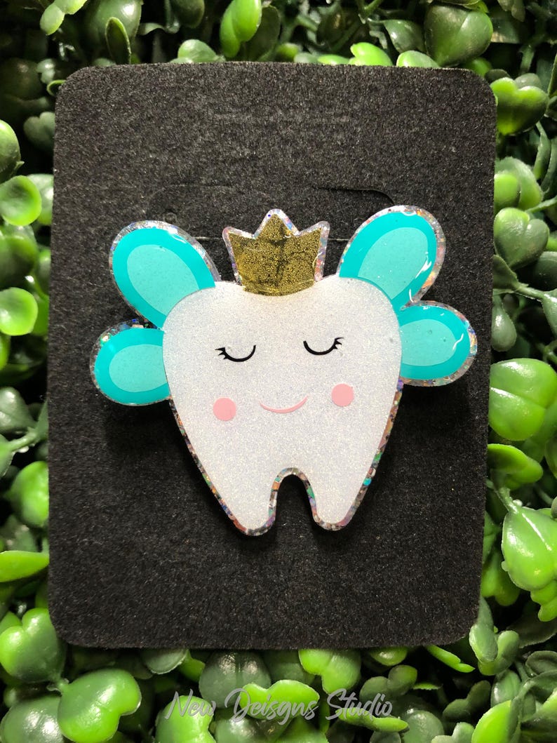 Tooth Fairy ID Holder, Dental Badge Reels, Hygienist Retractable Reel ...