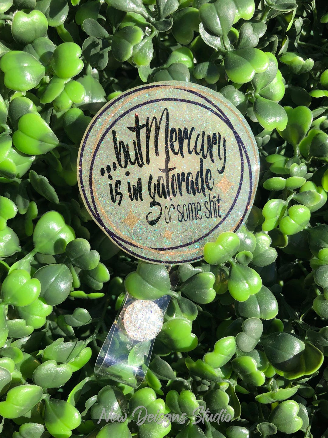 Mercury in Gatorade Badge Reel: Funny Nurse Badge Topper - Etsy