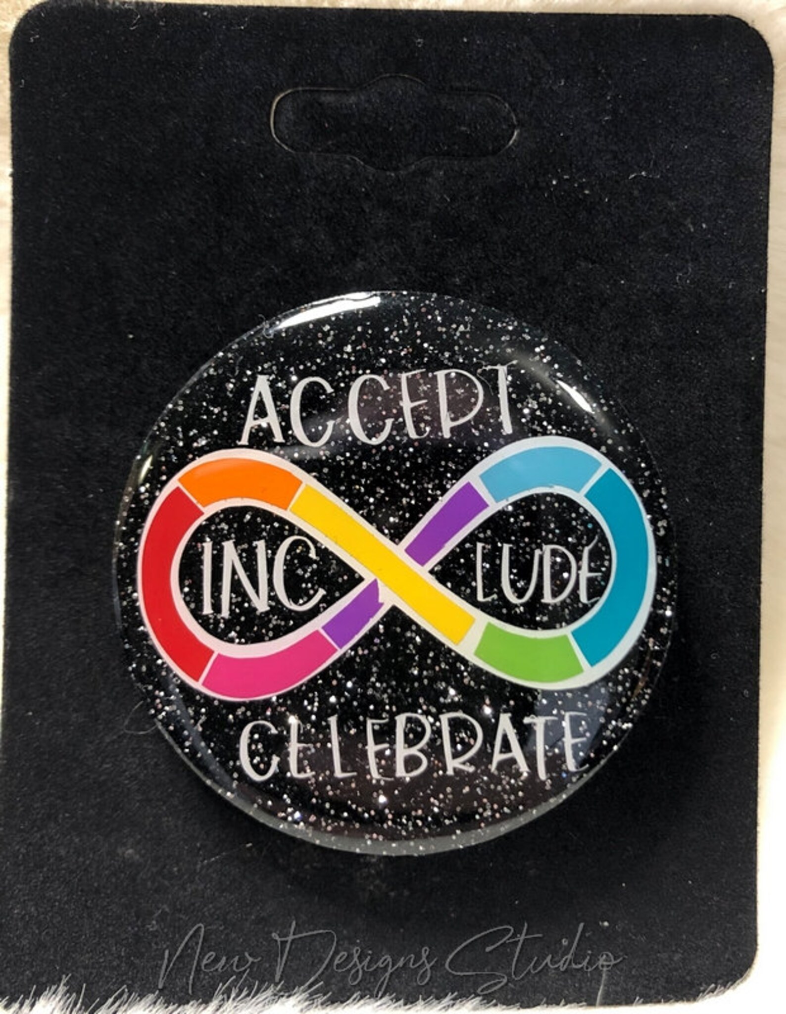 Autism Acceptance ID Holder Autism Badge Holder Awareness - Etsy