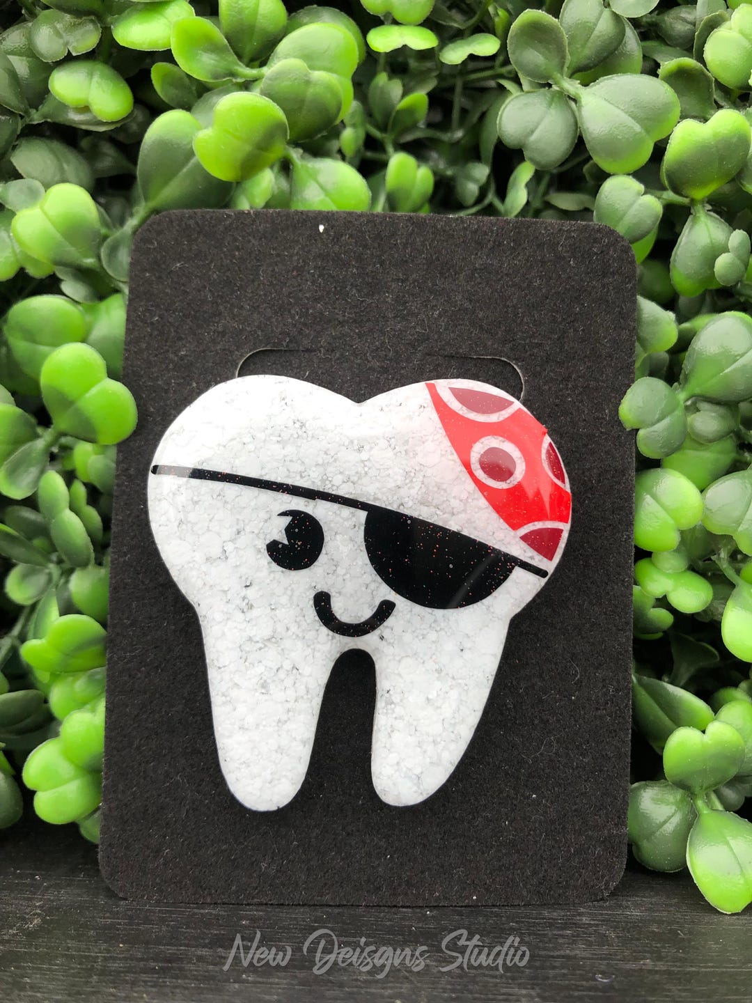 Pirate Tooth ID Holder, Dental Badge Reels, Hygienist Retractable Reel ...