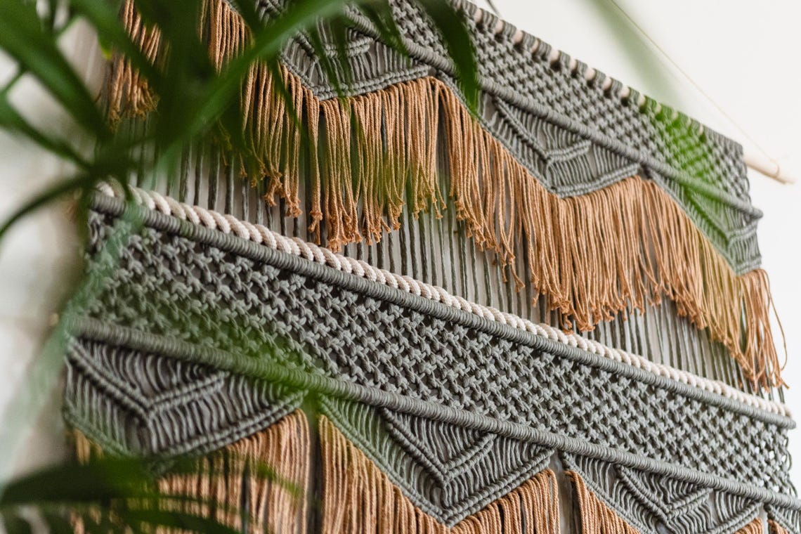 Large Macrame Wall Hanging - Etsy