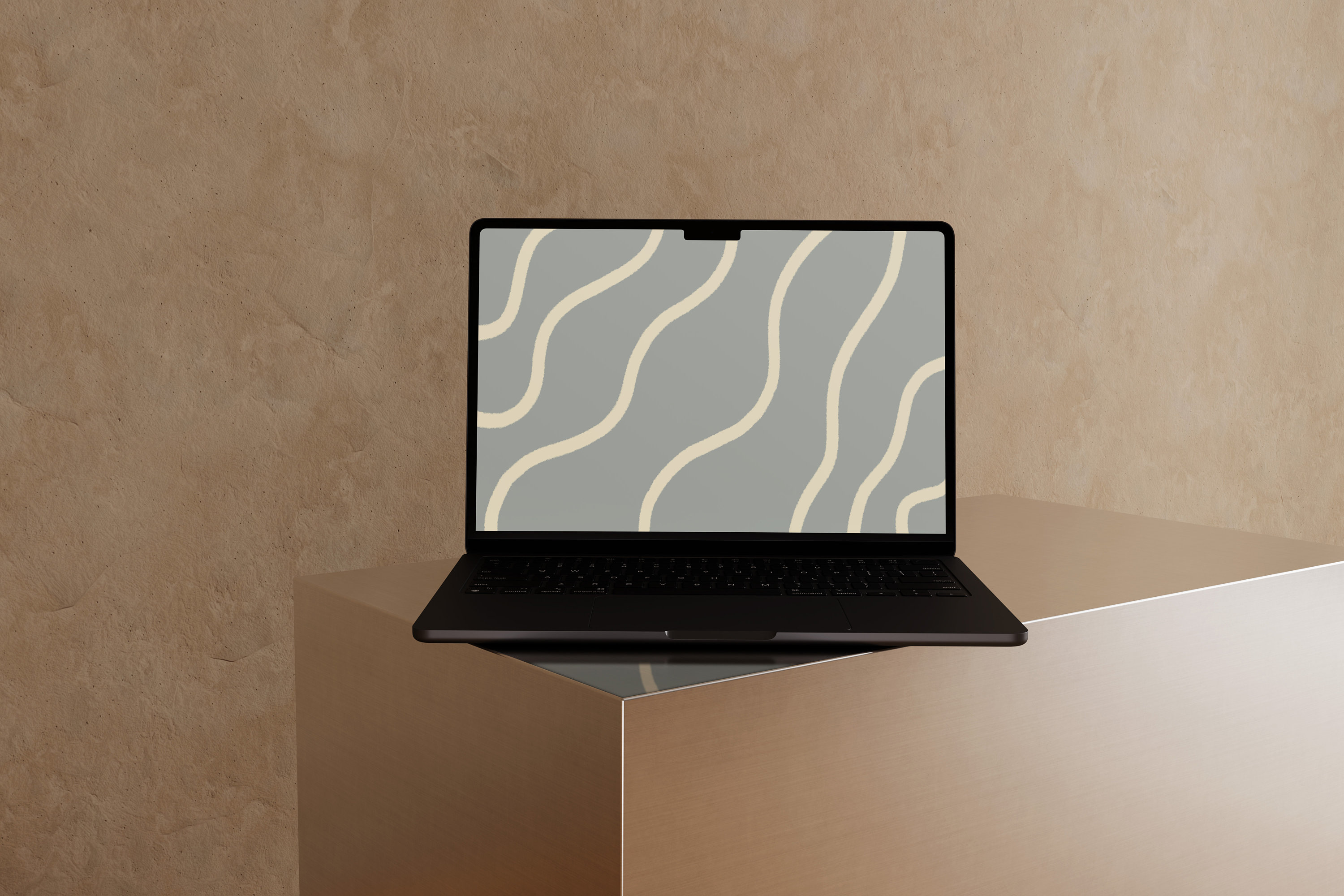 Waves Desktop Wallpaper Digital Download, Computer Wallpaper, Laptop ...